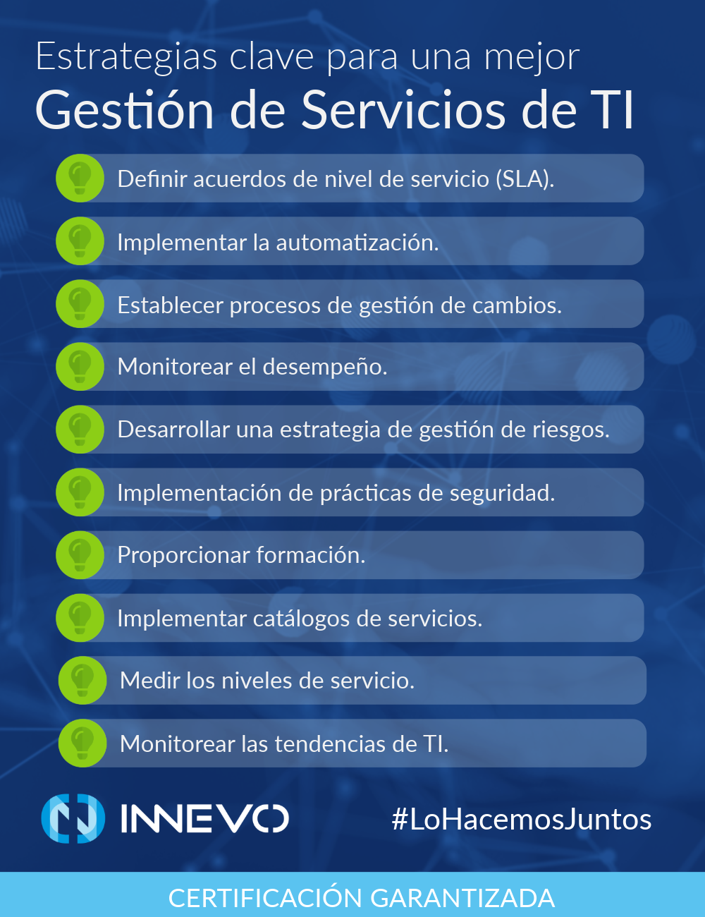 10 Mejores Prácticas y Estrategias de Gestión de Servicios de TI